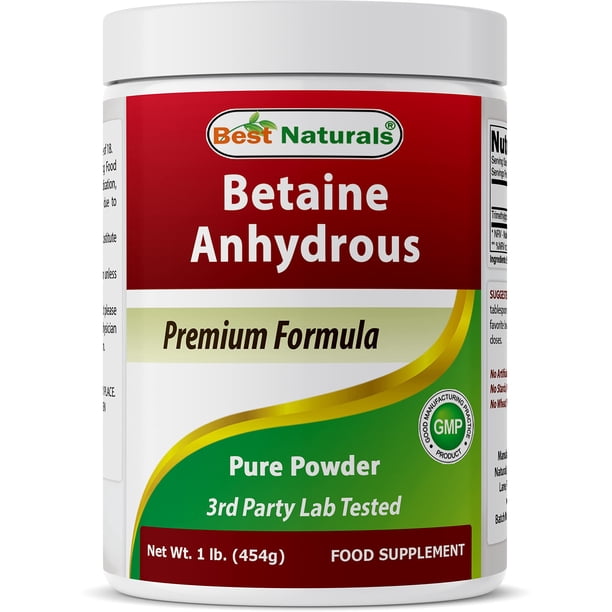 Suplemento Best Naturals con betaína anhidra y trimetilglicina | Bodega ...