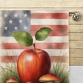 A red apple sitting on top of a lush green fieldkitchen towles4-Pack 16 ...