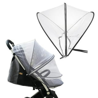 Baby Mosquito Net for Stroller Bug Protection Mesh Cover, White ...