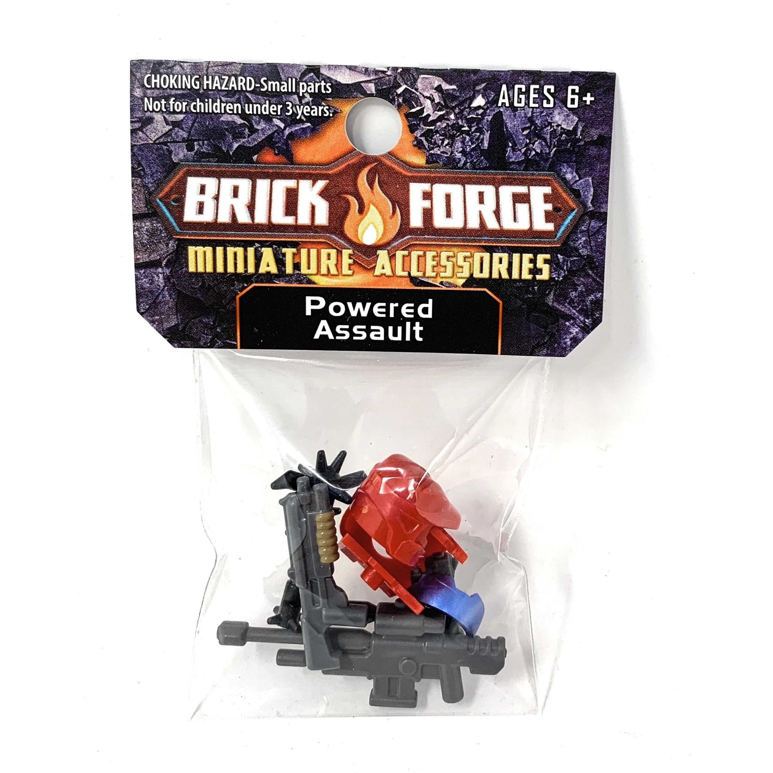 Power Assault (Red) - BrickForge Minifigure Weapons Pack - Walmart.com