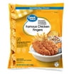 Great Value Famous Fingers, Ready to Cook Breaded Chicken Tenderloins ...