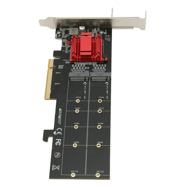 Dual M.2 PCIE NVMe Adapter Card, Dual NVMe PCIe Adapter PCIe ...