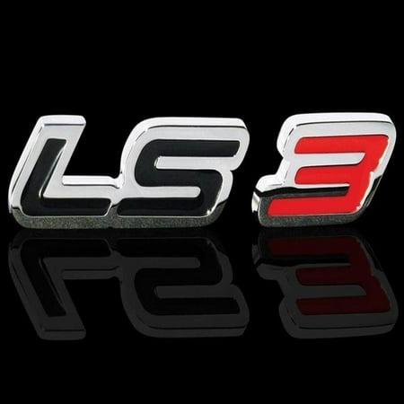 Corvette LS3 Billet Chrome Badge : 2005-2013 C6 & Z06 (.5" Tall ...