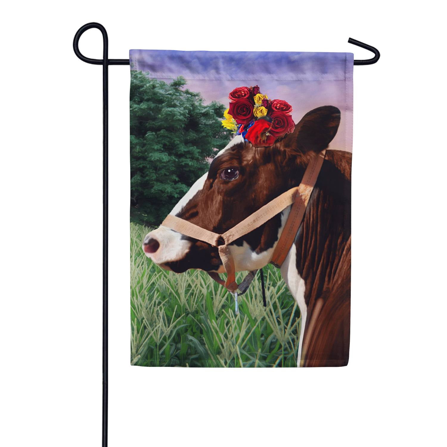 America Forever Spring Cow Garden Flag 12.5 x 18 Inch Double Sided ...