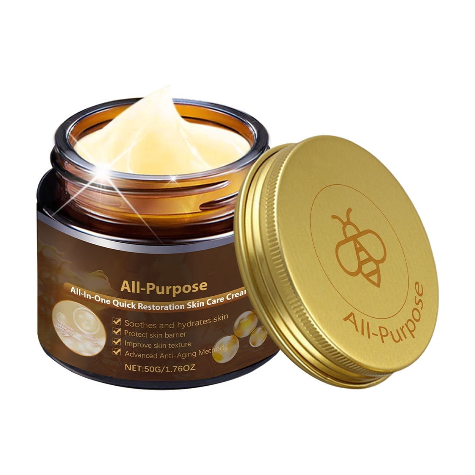 Crema hidratante, crema facial multifuncional, reparadora de la piel ...