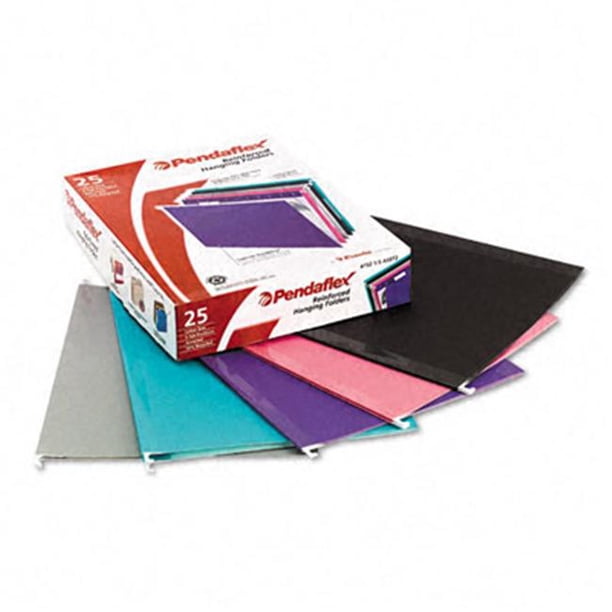 Esselte Pendaflex Reinforced Hanging Folders Kraft Letter Pastel Colors ...