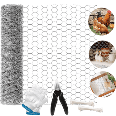 Hardware Cloth 1/2 Inch, Chicken Wire Fencing 19 Gauge, 48" X 100 ...