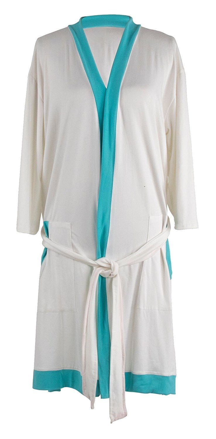 Hello Mello Luxurious Soft Lounge Robe With Matching Drawstring Tote ...