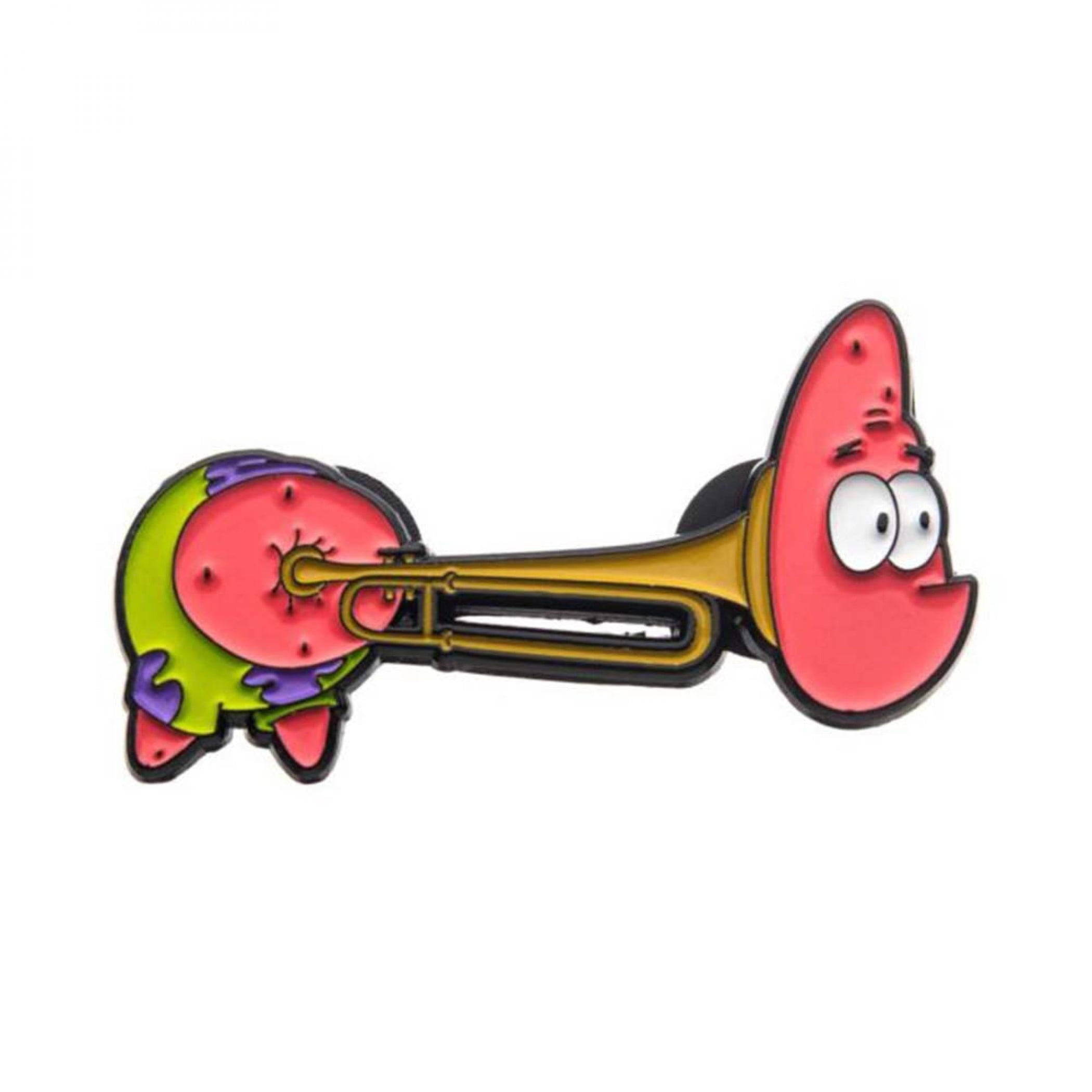 SpongeBob SquarePants Patrick Trumpet Enamel Pin - Walmart.com