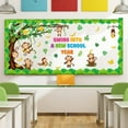 Summer Monkey Tree Bulletin Board Set Swing Into A New School Year ...