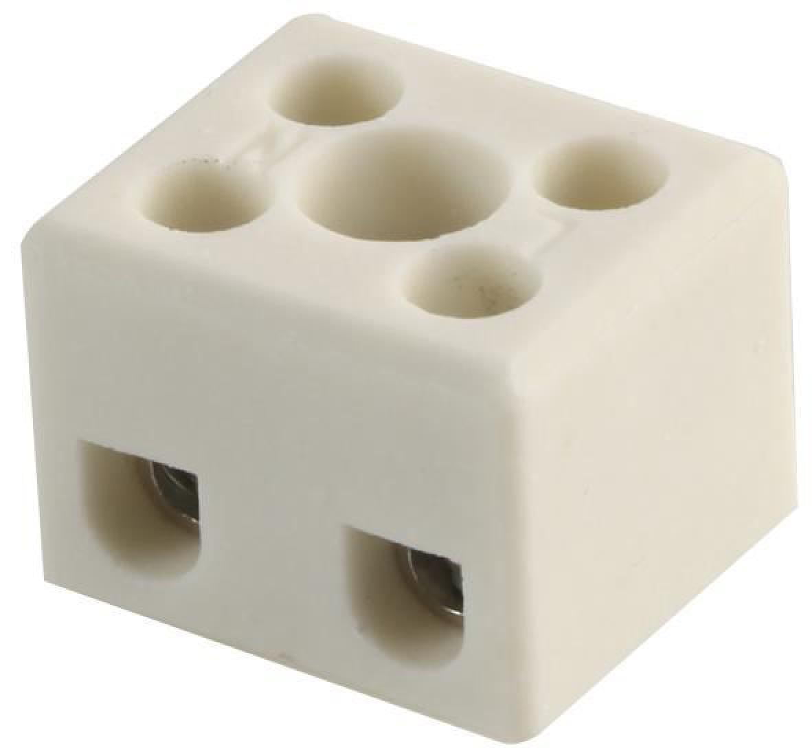 HYLEC - Ceramic Terminal Block, 2 Way, 32A, 450V, High Temperature ...