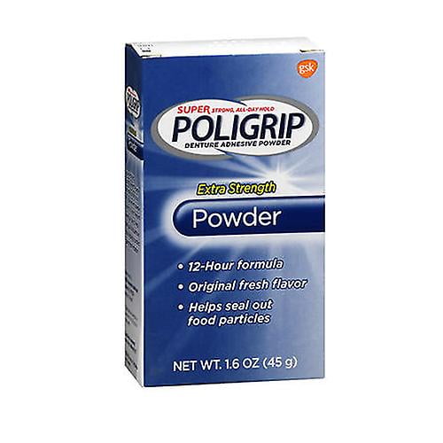 Super Poligrip Denture Adhesive Powder, Count of 1 (Pack of 1) - Walmart.ca