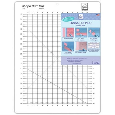 June Tailor Fringe Cut Slotted Ruler -6"X12" - Walmart.com