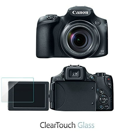 Canon Powershot SX60HS Screen Protector, BoxWave® [ClearTouch Glass] 9H ...