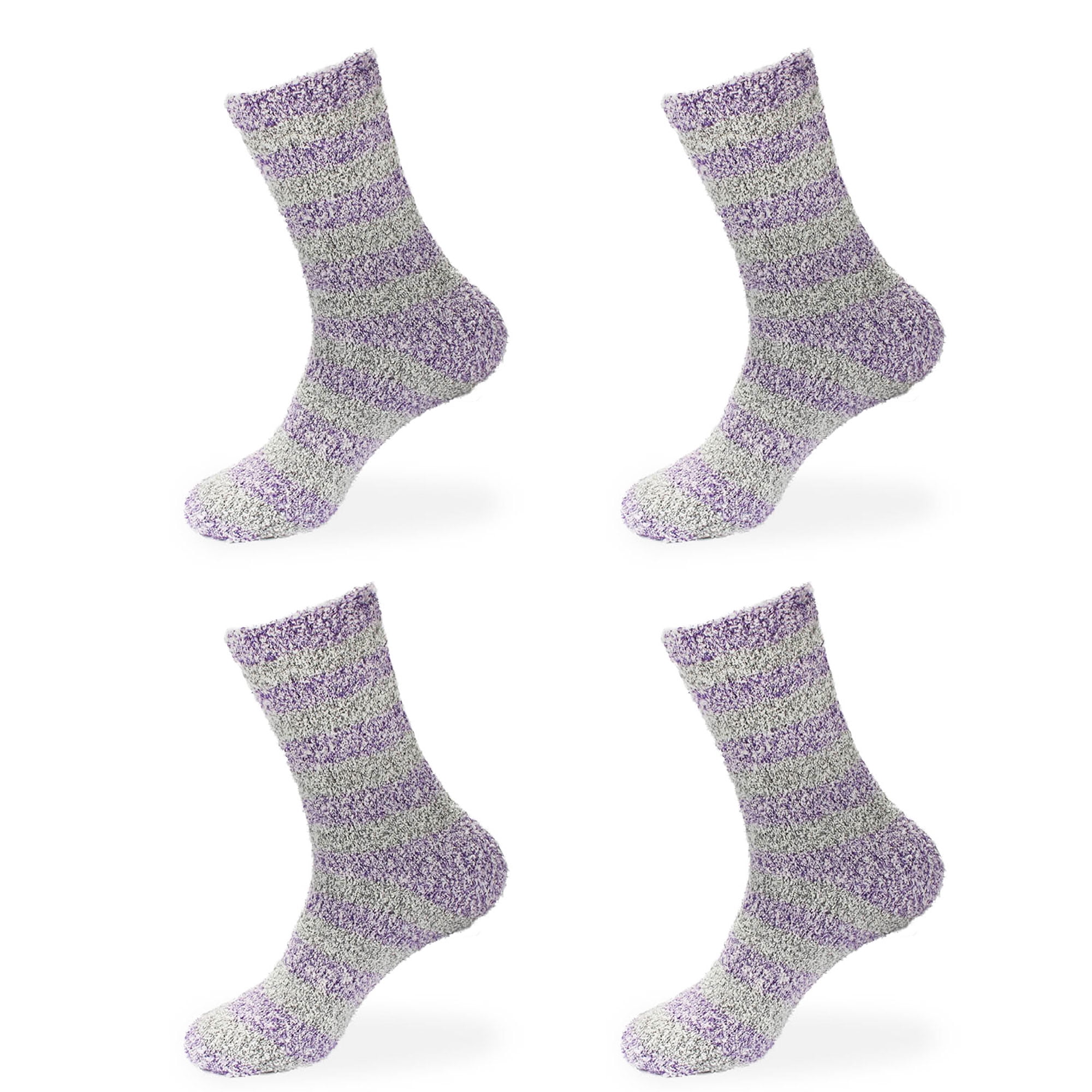 BambooMN Women's Extra Large Soft Fuzzy Warm Cozy Comfy Fuzzy Plush ...