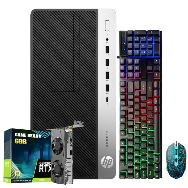 HP ProDesk 600 G3 Gaming Tower | Intel i5 Up to 3.60 GHz, GeForce RTX ...