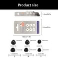 Earbud Silicone Tips – Enhanced Bass Stability, Sweatproof Design for ...