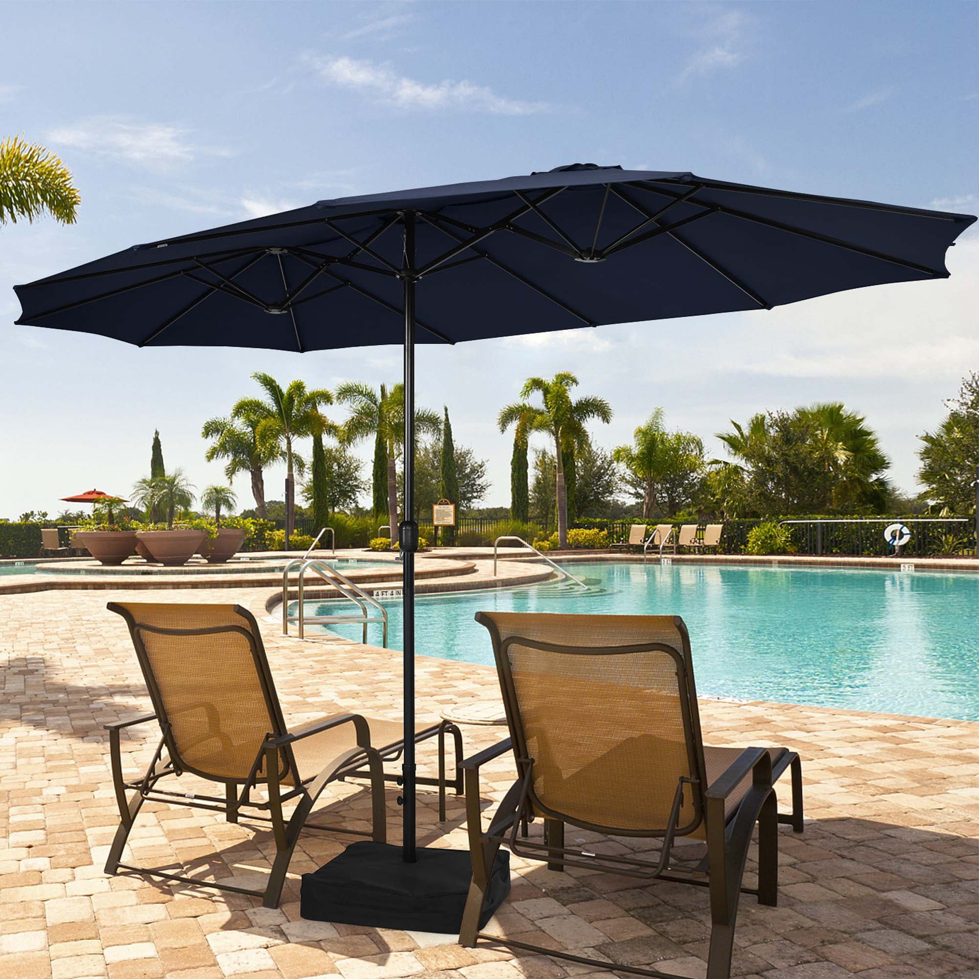 Click here for Costway 15ft Double-Sided Twin Patio Umbrella Sun... prices