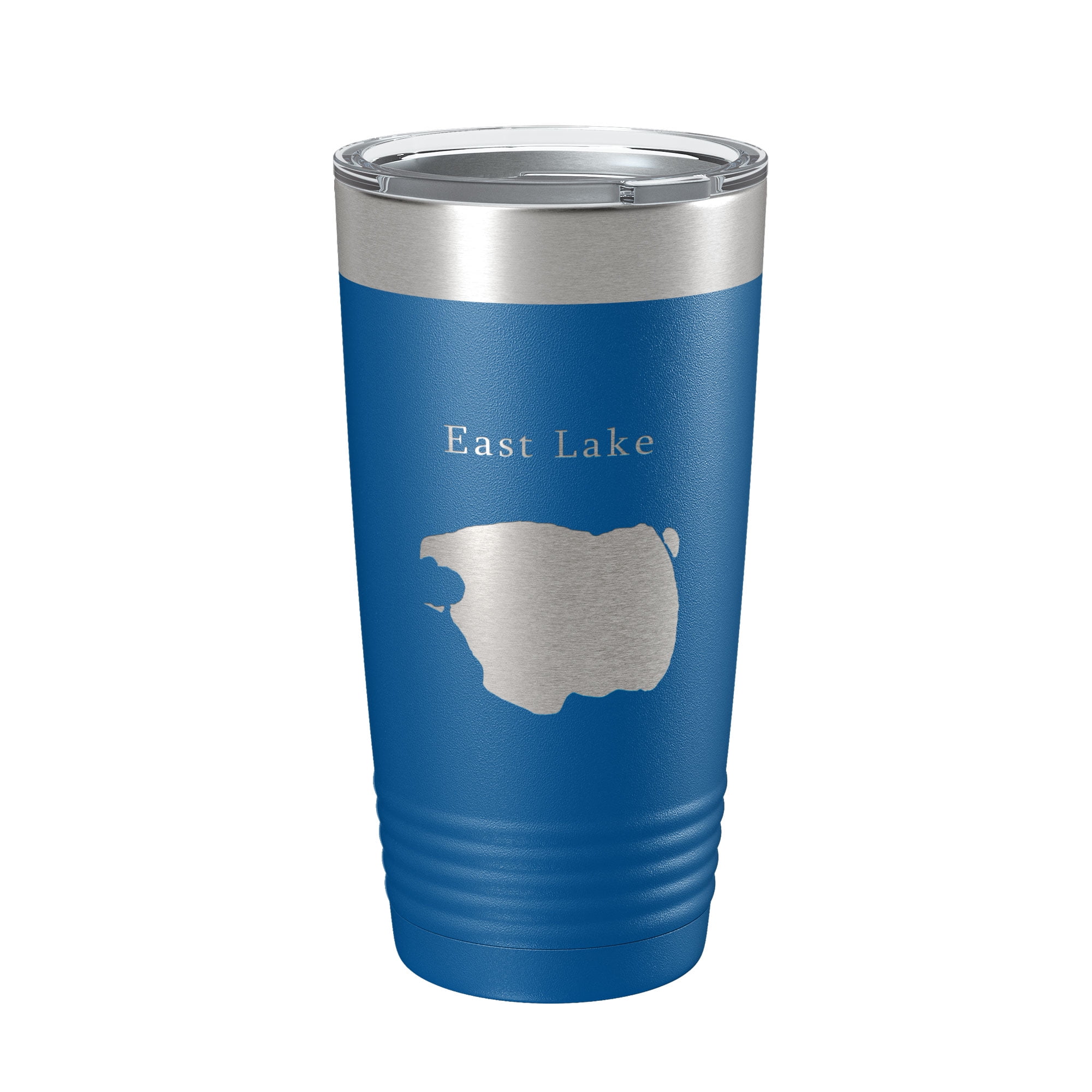 East Lake Map Tumbler Travel Mug Insulated Laser Engraved Coffee Cup ...