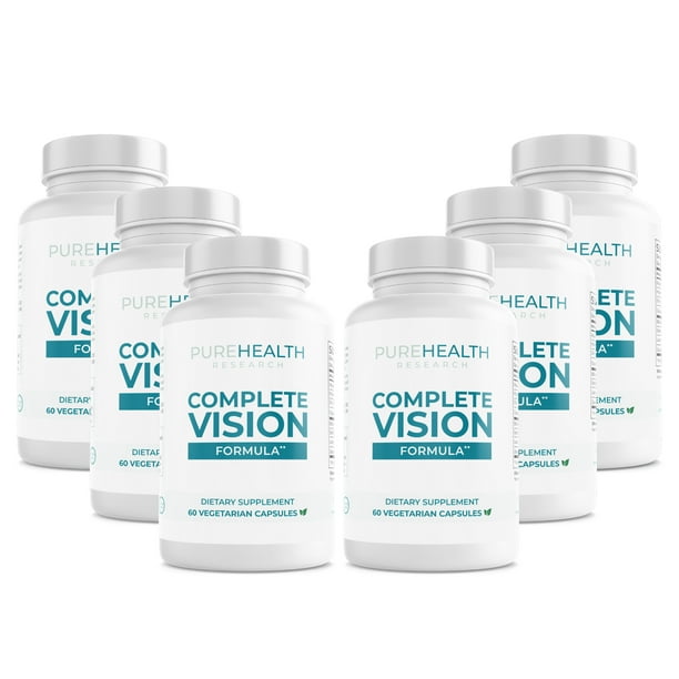 Complete Vision Formula by PureHealth Research - Natural Eye Vitamins ...
