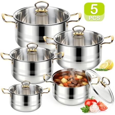 Calphalon Classic Nonstick 8-Quart Hard Anodized Stock Pot with Lid ...