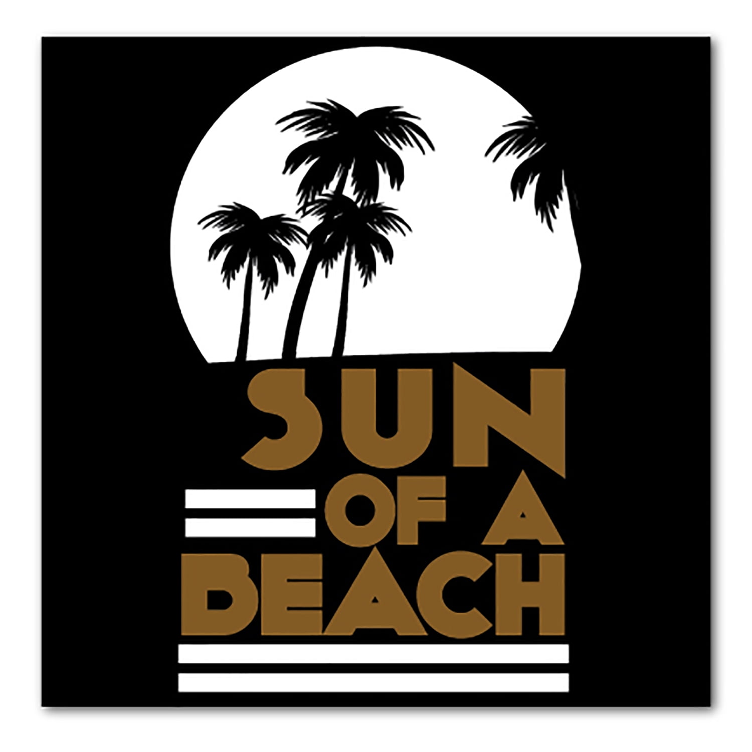 DistinctInk Custom Bumper Sticker - 6" x 6" Decorative Decal - Black ...