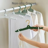 ABABENY 4 PCS Modern Travel Hangers, Portable Folding Clothes Drying ...