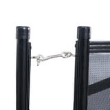 Veryke 4x12 Ft Outdoor Swimming Pool Barrier Safety Fence Section 4 Set ...