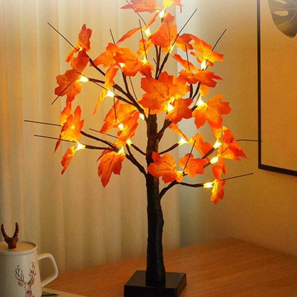 Amazing Fashion Lighted Maple Tree, LED Table Lamp, Adjustable Birch ...