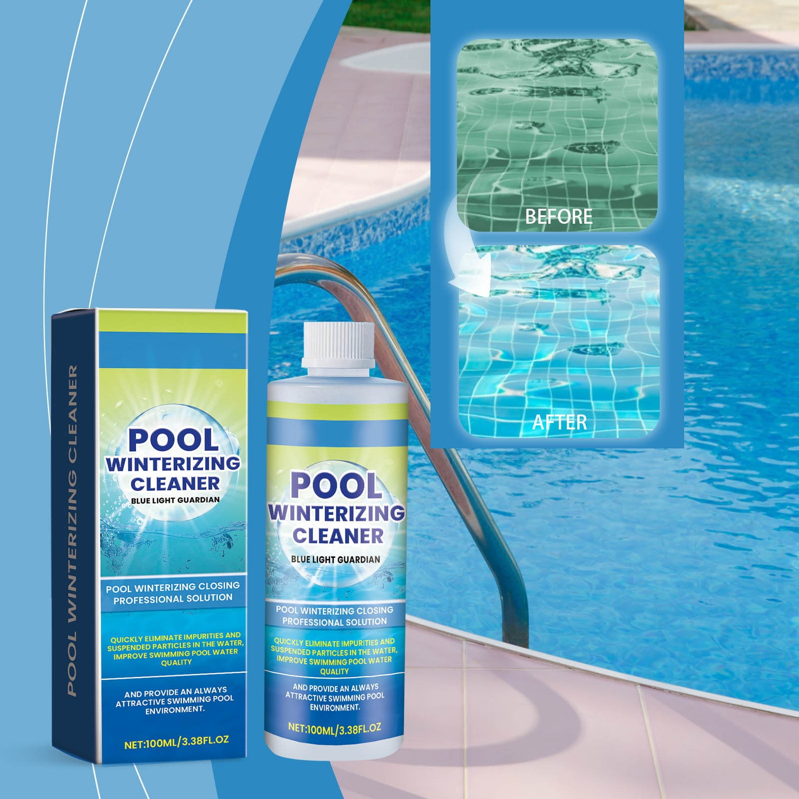 Boreal Craft Swimming Pool Water Clarifier 100ML Household Public ...
