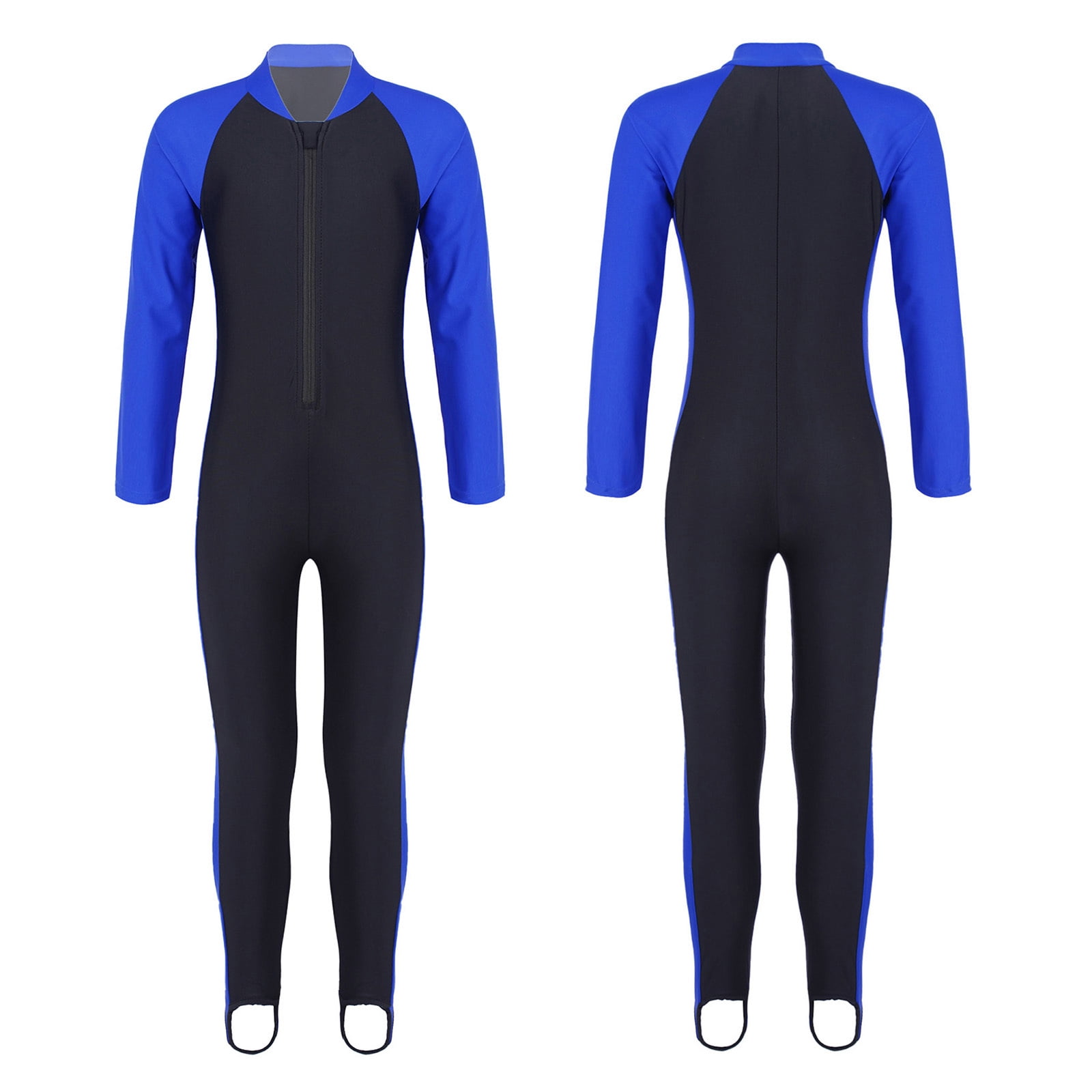 MSemis Kids Girls Floral Printed Swimsuit UPF 50+ Rash Guard Swimwear ...