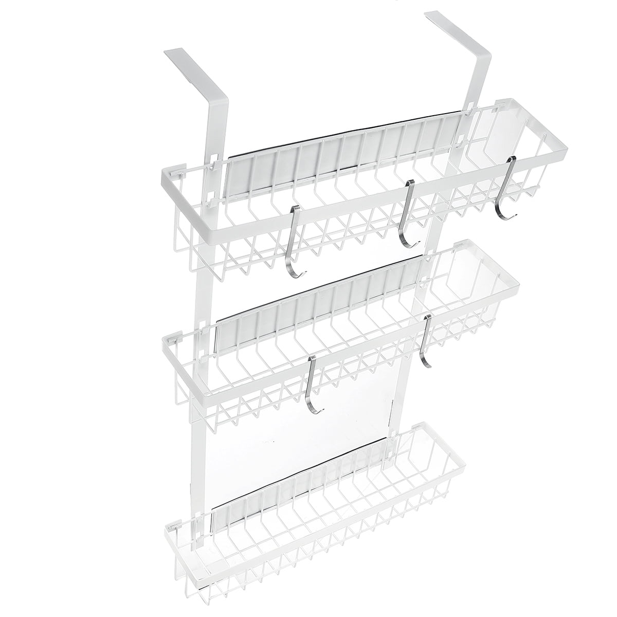 Fridge Side Shelf Refrigerator Spice Storage Rack,3-Layer Shelf Fridge ...