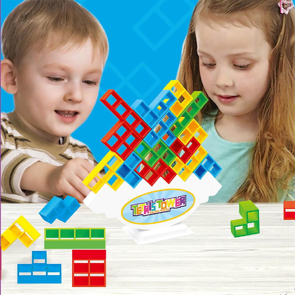 Tetris Tower Balance Stacking Toys Building Blocks Puzzles Interactive Board Games For Kids Adults Walmart