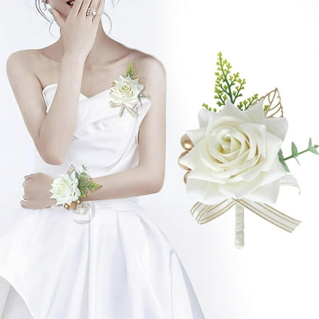 Wrist Corsage Shoulder Corsage for Wedding Ceremony for Bridesmaid ...