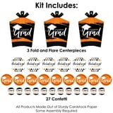 Big Dot of Happiness Orange Grad - Best is Yet to Come - 2024 Orange ...