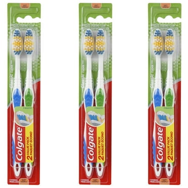 Colgate Wave ZigZag Full Head Soft Toothbrush Soft Full - Walmart.com