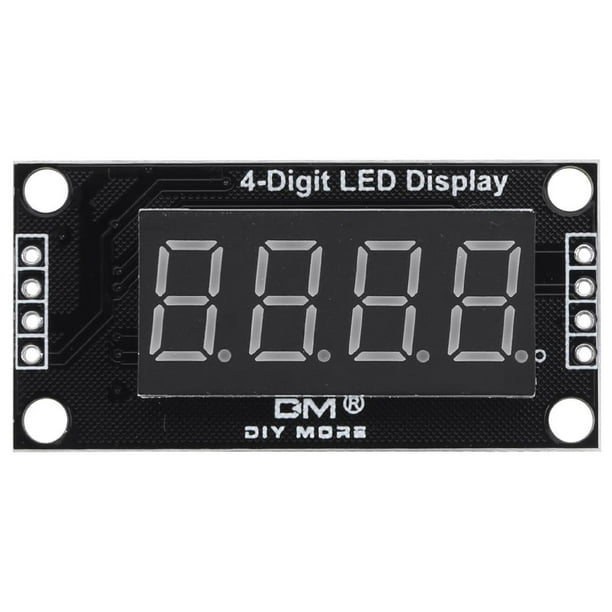 Módulo de pantalla LED TM1637 Módulo de reloj de 4 dígitos Módulo LED digital (verde) | Walmart ...