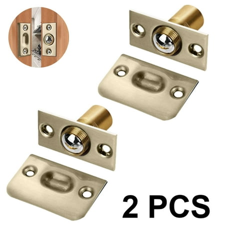 2 pieces cabinet door ball catch, stainless steel adjustable roller ...