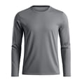 Long Sleeve Workout Shirt Wicking Athletic Top for Gym Running Training ...