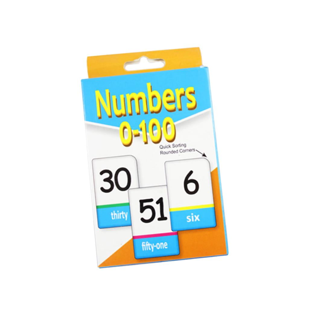 Set Of 36 Colorful Number Cards Letter Cards Number Cards Playing ...