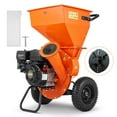 VEVOR 7 HP Gas-Powered Wood Chipper Shredder Mulcher - 3" Capacity ...