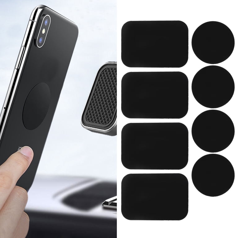 Universal 8 Pieces Self Adhesive Metal Plates Replacement for Magnetic ...