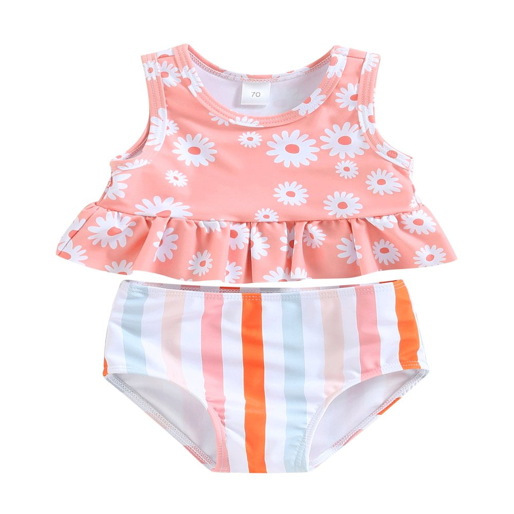 Click here for Pengxiang Toddler Baby Girl Boho Daisy Rainbow Swi... prices