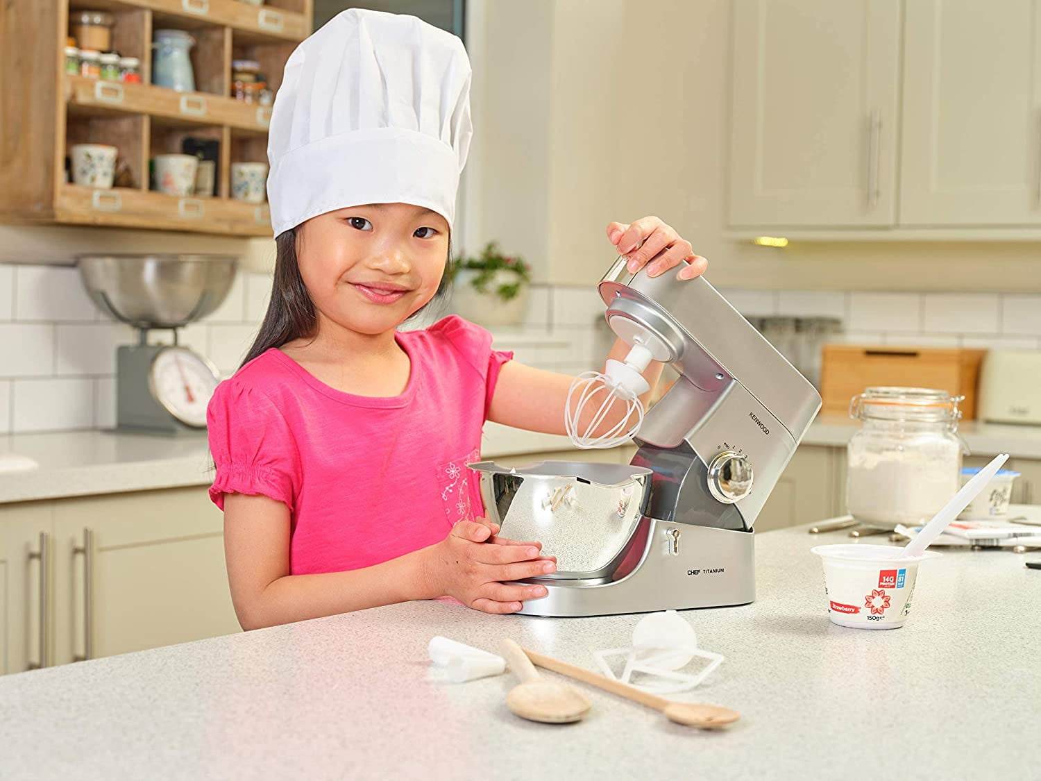 Buy Casdon Kenwood Mixer | Toy Food Mixer for Children Aged 3 ...