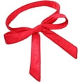 1 pc Tie a Knot Cloth Waist Belts for Coat Decoration White 1900x40x2 ...