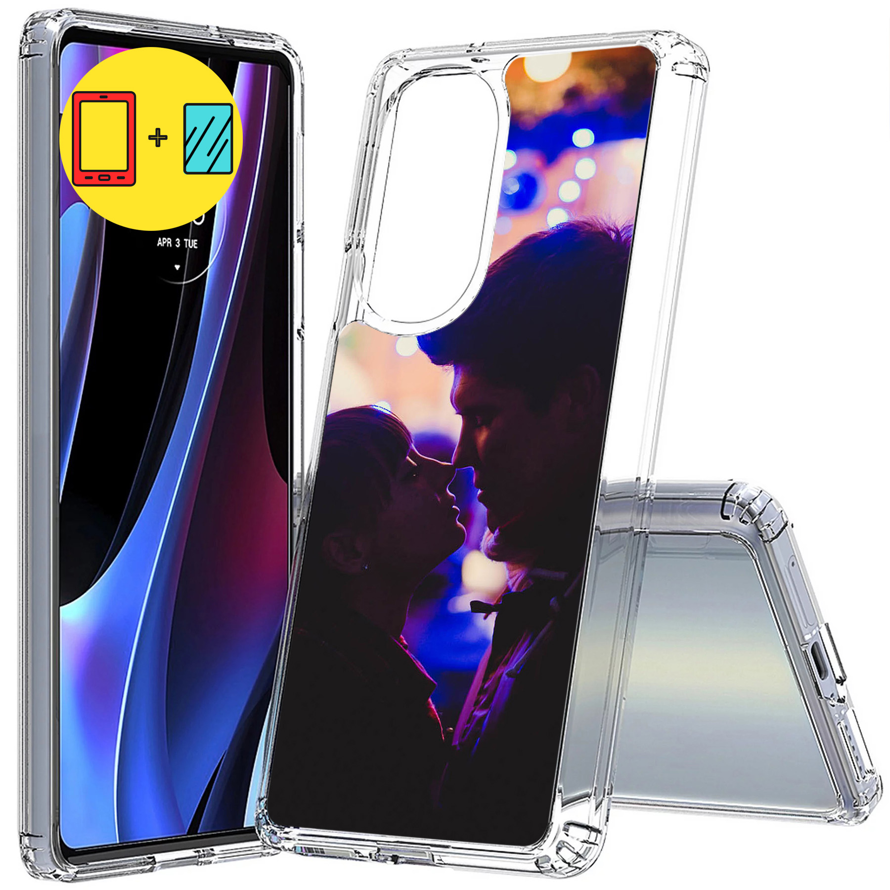 TalkingCase Personalize Custom Phone Case Cover for Motorola Edge Plus ...