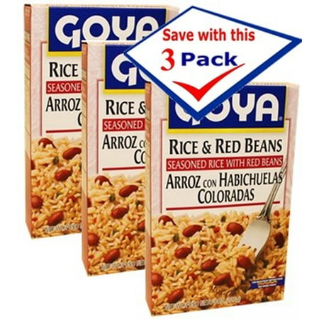Goya red beans and rice 8 Oz Pack of 3 - Walmart.com