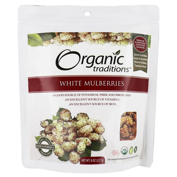 Organic Traditions - White Mulberries - 8 oz. - Walmart.ca