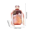 FastXmas 25.4 oz Water Bottle, Clear Water Bottle with Milliliter Scale ...