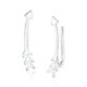 Arrow Ear Crawler Curved Earrings - 925 Sterling Silver - Walmart.com